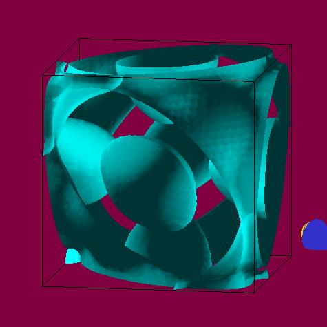 Complicated cross-section as a result of solving the equation Fi(x,y,z ...